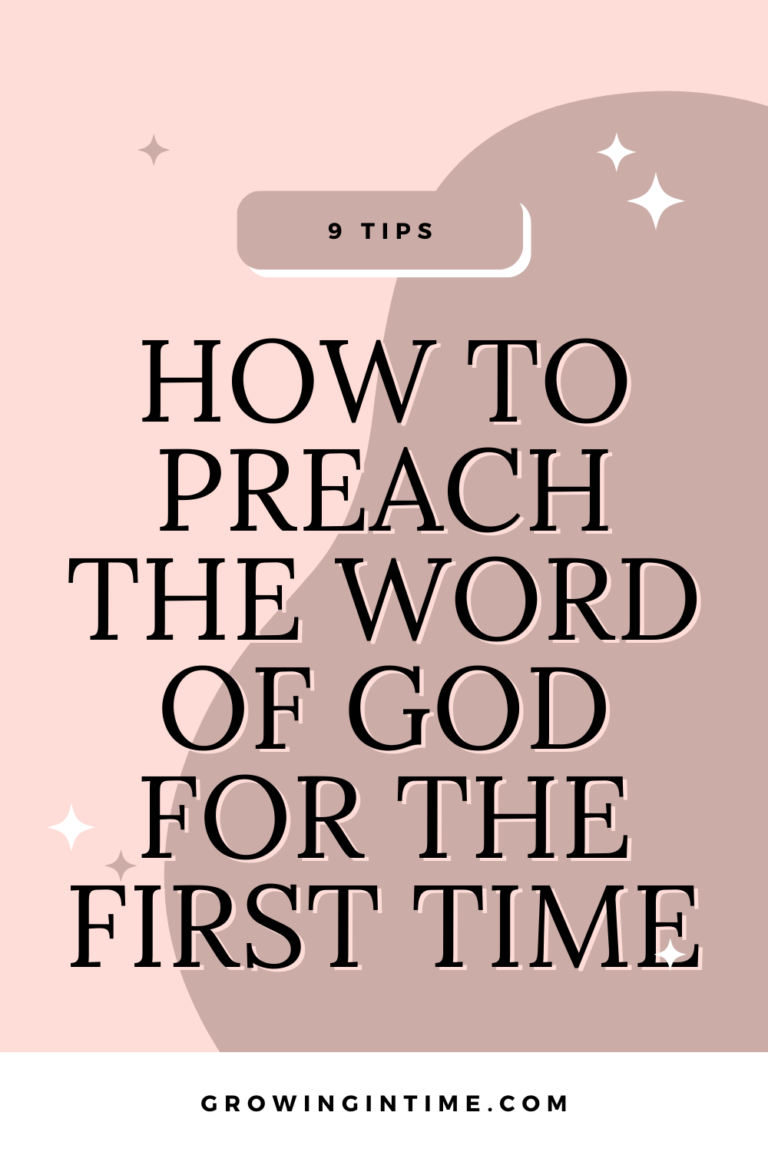 How To Preach the Word of God for The First Time: 9 Effective Tips ...
